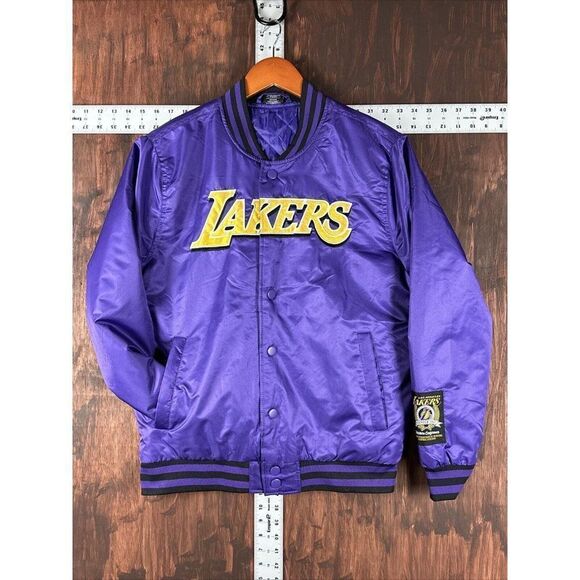 NBA | Jackets & Coats | Small Los Angeles Lakers Nba Satinbomber Jacket ...